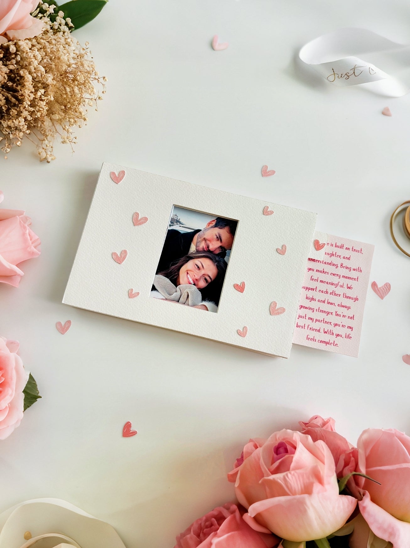 Love Slider Card – Handmade Interactive Photo Reel Card for Someone Sp ...